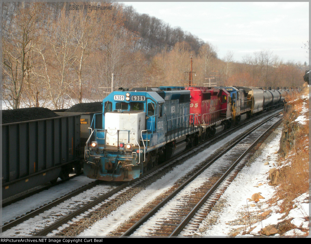 NREX 6309, CP 5995, and CSX 7628